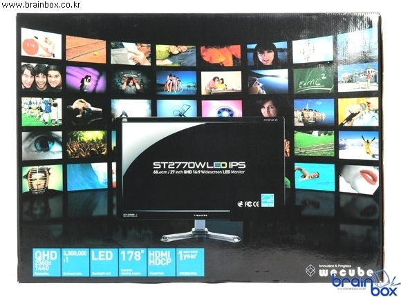 WECUBE ST2770W IPS LED > 리뷰 | 브레인박스
